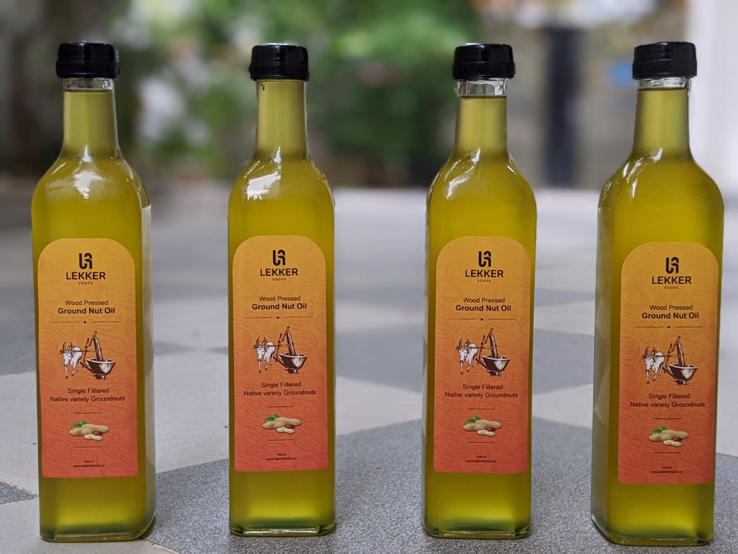 Groundnut oil - Wooden pressed - Single Filtered – Lekker foods